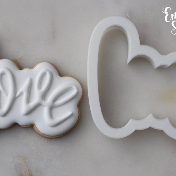 Love Cookie Cutter - Etsy