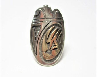 Hopi Overlay Ring - Etsy
