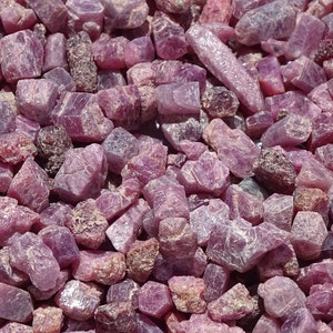 Rough Ruby Gems,raw Ruby Crystals,july Birthstone,raw Crystals,raw ...