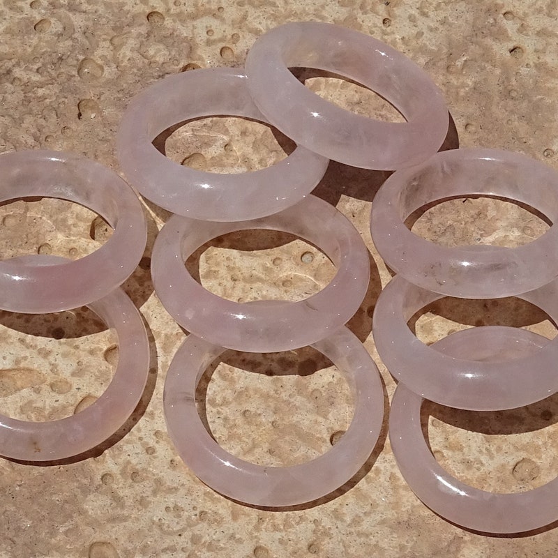 Rose Quartz Ring - Etsy