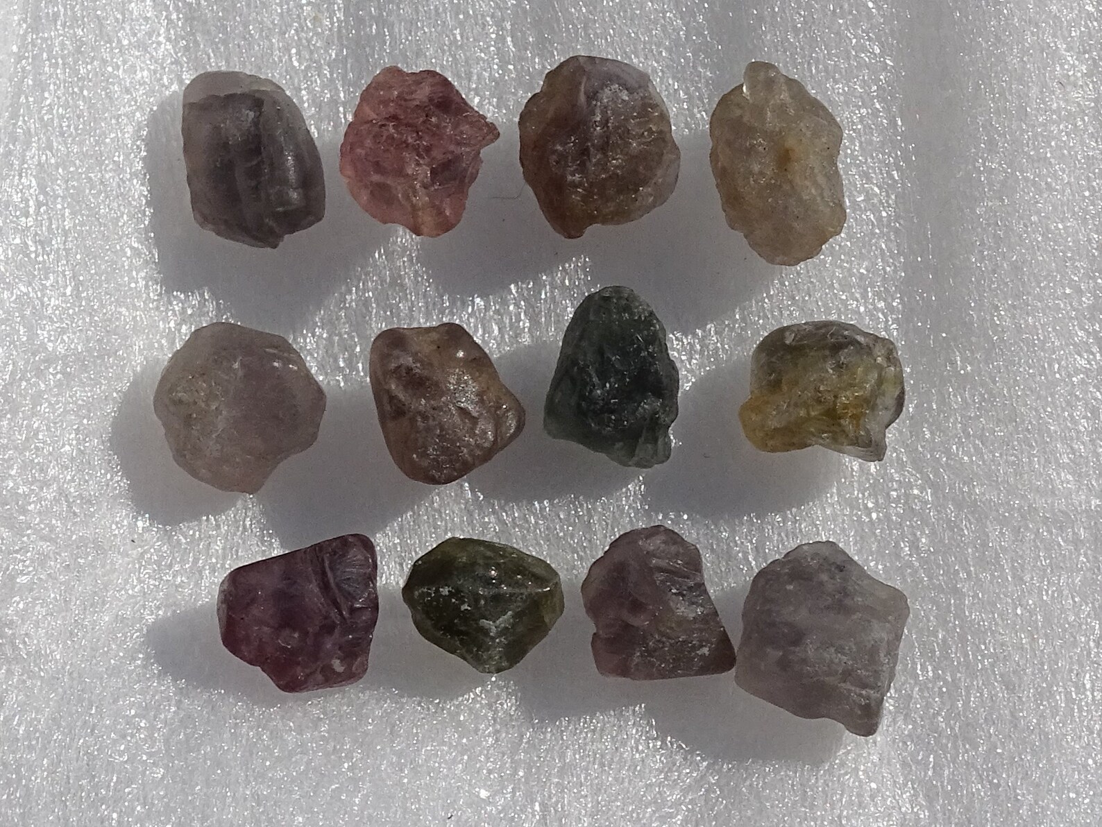 Raw Spinel Stud Earringsrough Burmese Spinel Gemstone Stud - Etsy