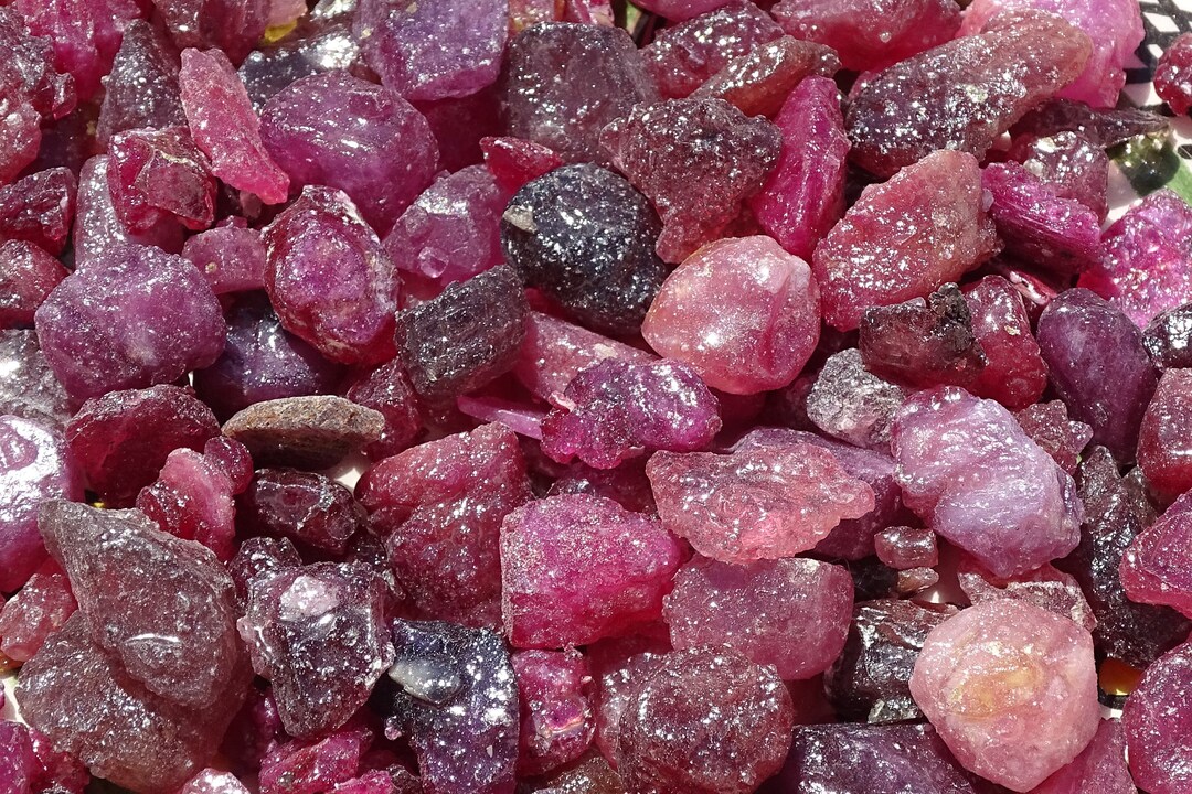 Rough Ruby,raw Heated Ruby,july Birthstone,red Ruby,raw Crystals,wicca ...