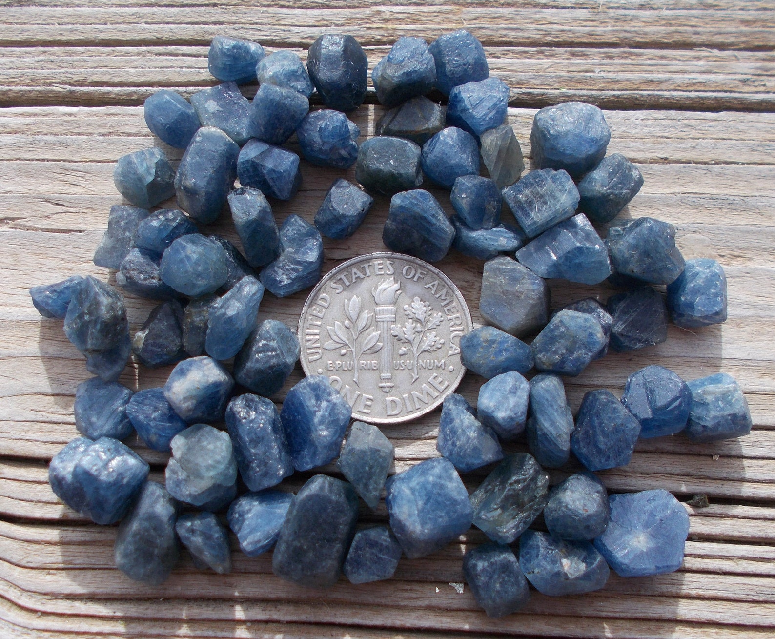 Saphir brut saphir brut pierre de naissance de septembre - Etsy France