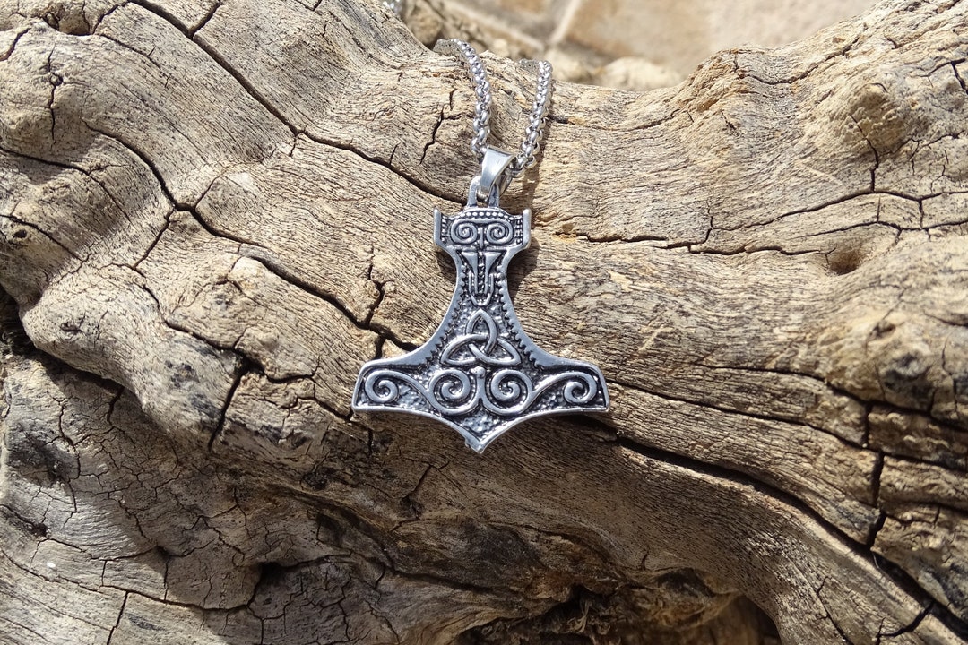 Viking Pendant,norse Thor Hammer,celtic Jewelry,irish Jewelry,nordic ...