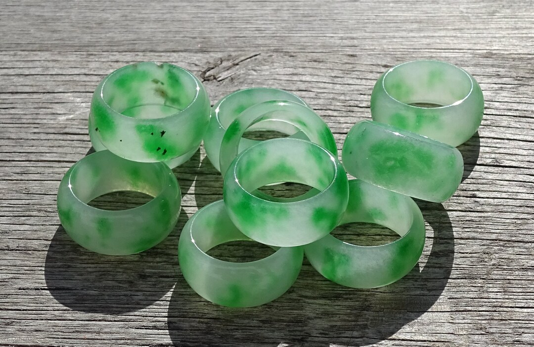 Jade Finger Ring Band - Solid Jade Ring - Boho Gift - This Item Does ...
