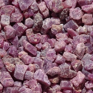 Rough Ruby Gems,raw Ruby Crystals,july Birthstone,raw Crystals,raw ...