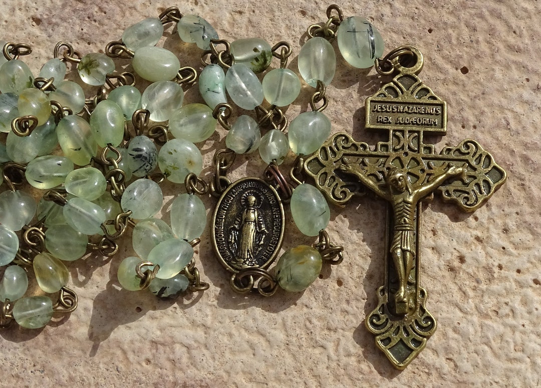 Irish Rosary Beads,celtic Rosary Beads,celtic Cross,gemstone Rosary ...