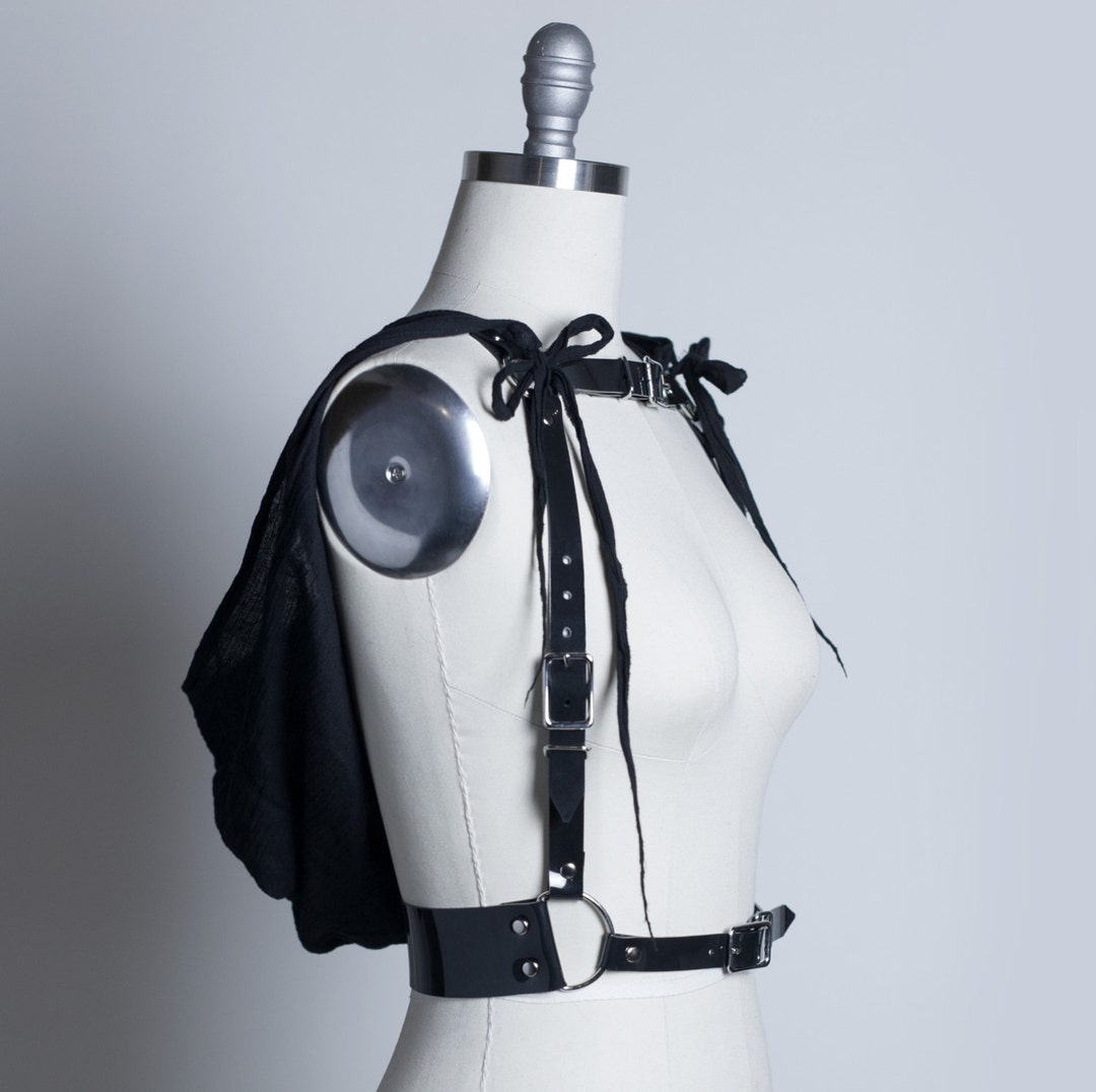 HOODED HARNESS - Post Apocalyptic Harness Belt With Hood - Pvc or ...