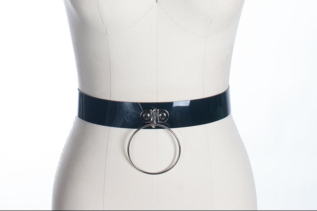 O Belt - O-ring Belt, Black Vinyl, Clear Pvc, Leather, Large O Ring ...