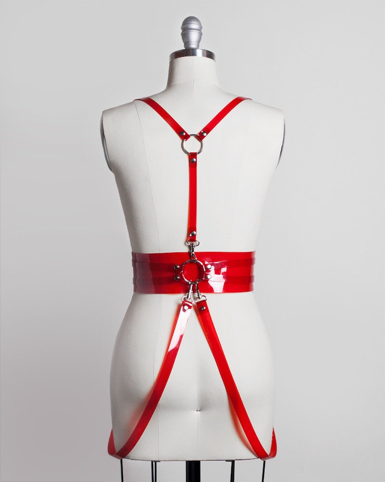 SUSPENSION HARNESS PVC Vinyl Harness Bondage Straps Body | Etsy