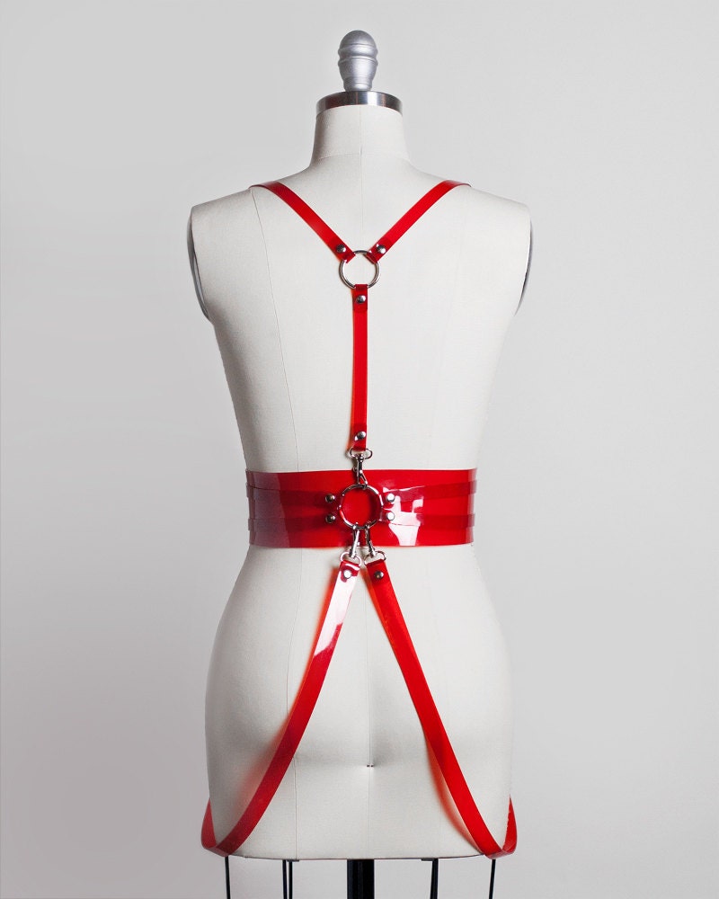 SUSPENSION HARNESS PVC Vinyl Harness Bondage Straps Body - Etsy