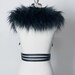 Sentinel Harness - Post Apocalyptic Harness Belt, Faux Fur Collar, PVC ...