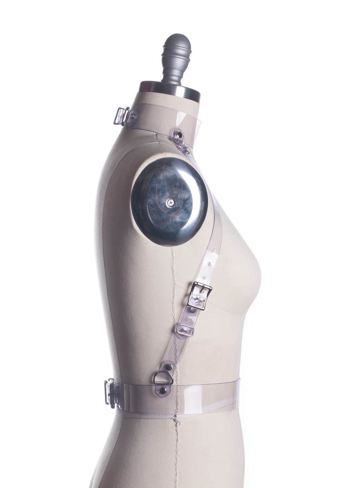 PALMER HARNESS Clear PVC Harness See Through Belt 90s - Etsy