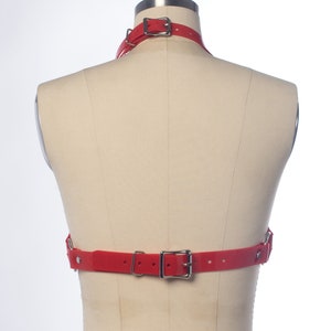 Heart Shaped Harness, Cone Bra, Pvc Halter Top, Retro Bullet Bra, Vegan ...