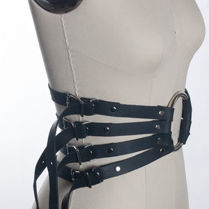 ARACHNID HARNESS BELT - Dramatic Draped Belt - Detachable Collar ...