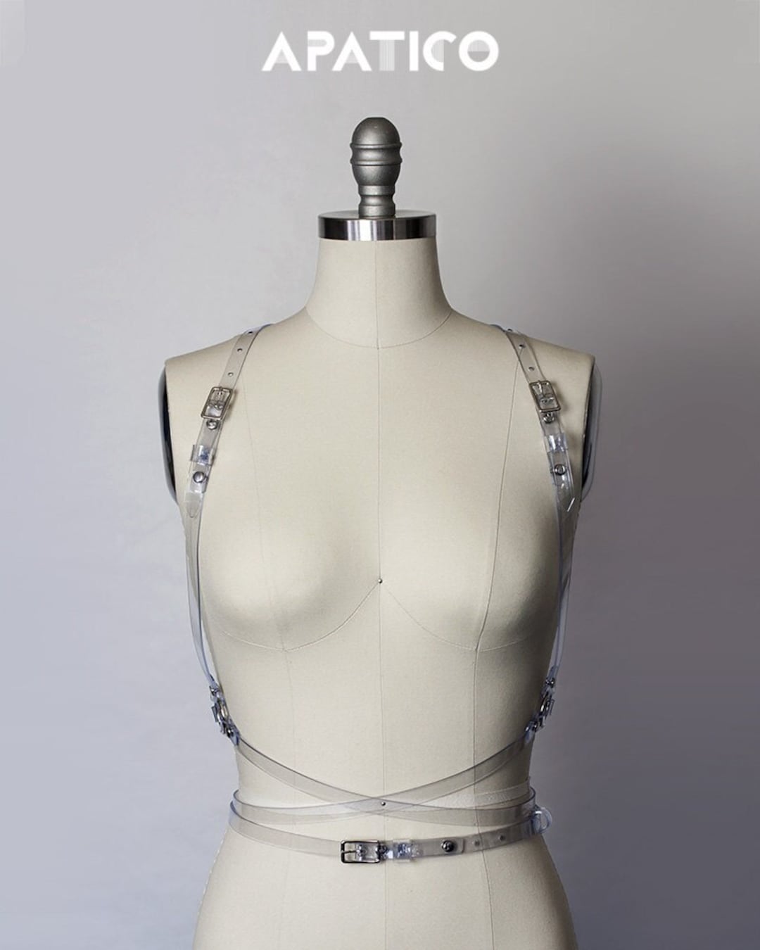 SPIRE HARNESS - Clear PVC Harness - Wraparound Harness - Body Harness ...