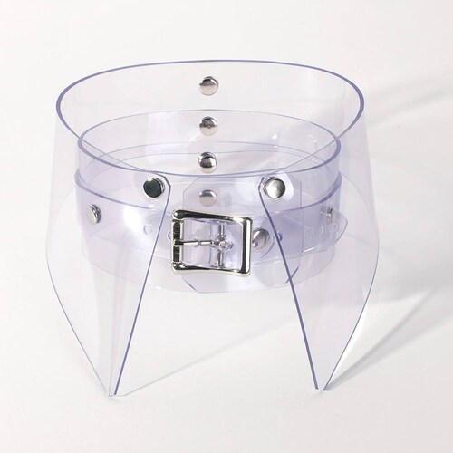 SHIRT COLLAR CHOKER Clear Pvc Vinyl Pointed Collar Pvc - Etsy