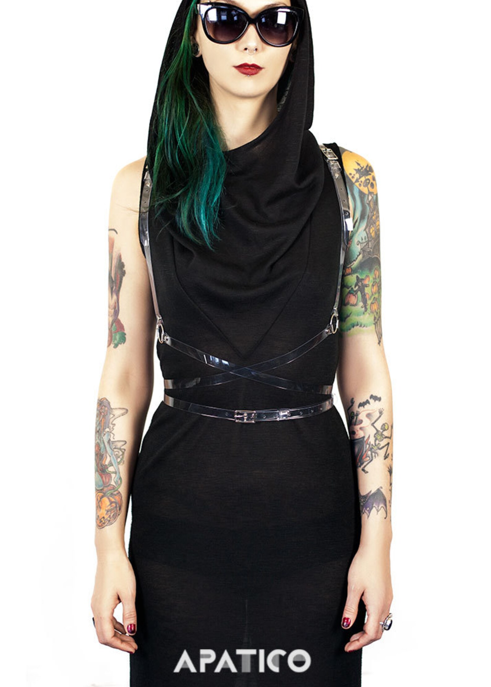 SPIRE HARNESS Clear PVC Harness Wraparound Harness Body - Etsy