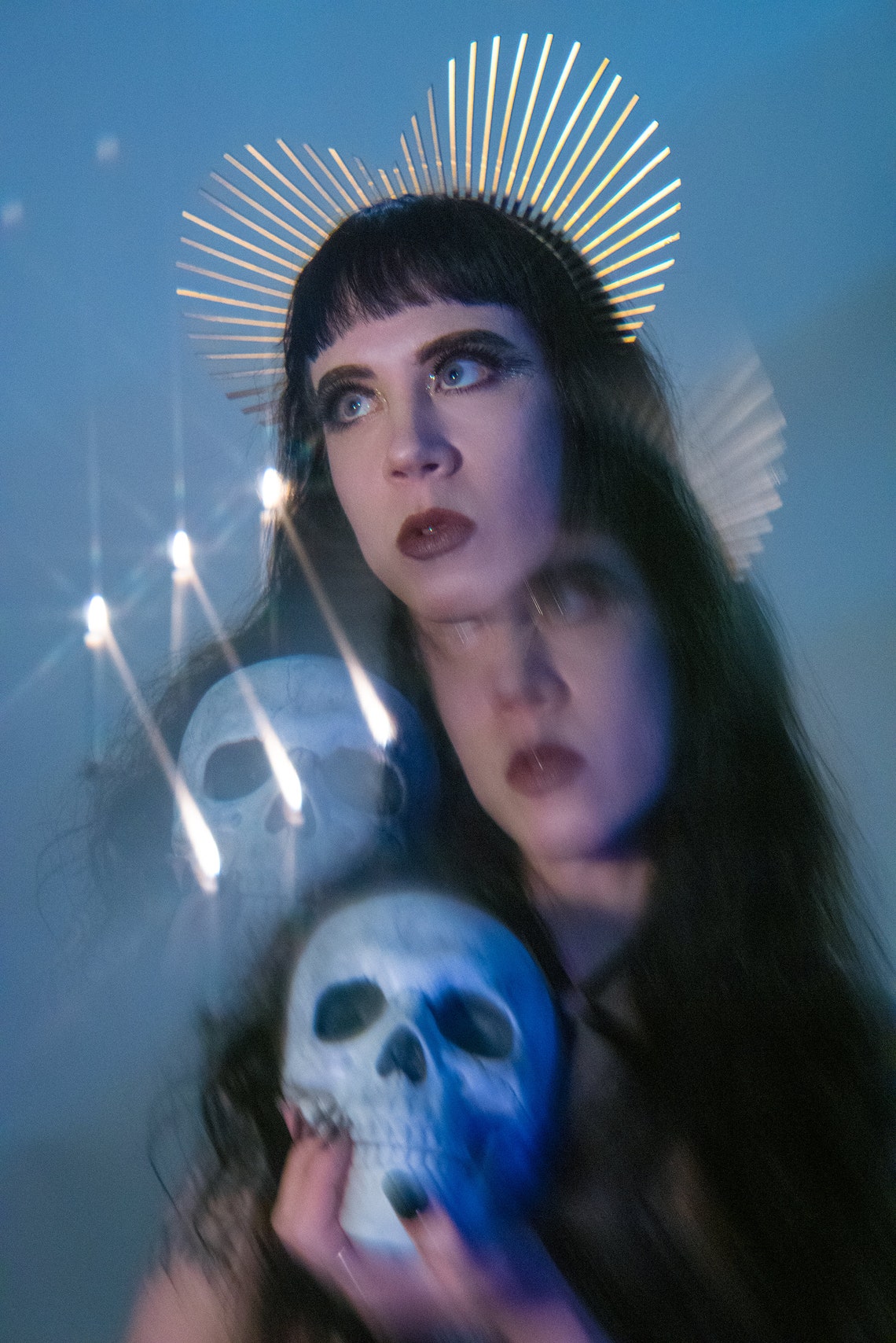 Heart Shaped Halo Crown Vampire Dracula Headpiece Spiked - Etsy