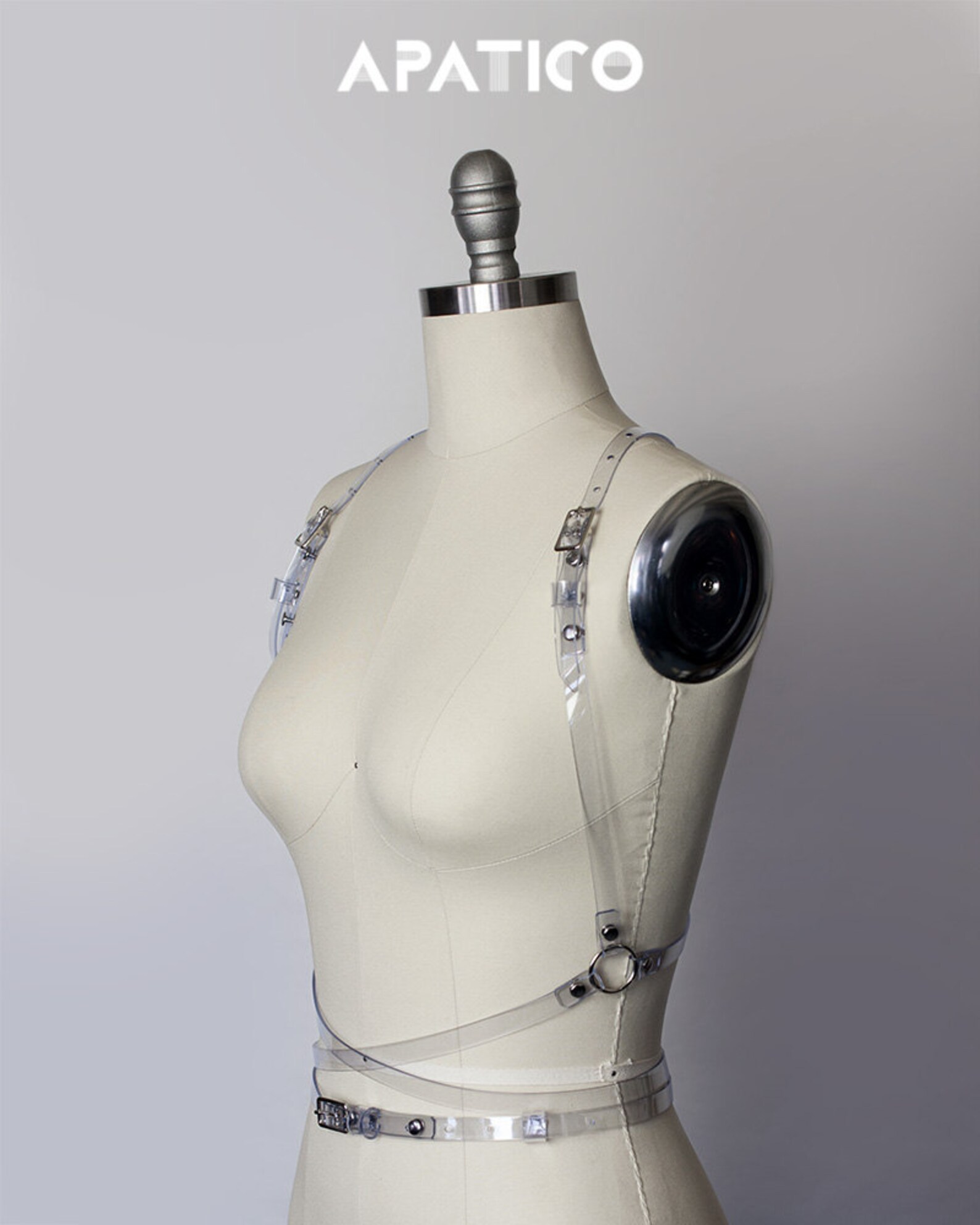 SPIRE HARNESS Clear PVC Harness Wraparound Harness Body - Etsy