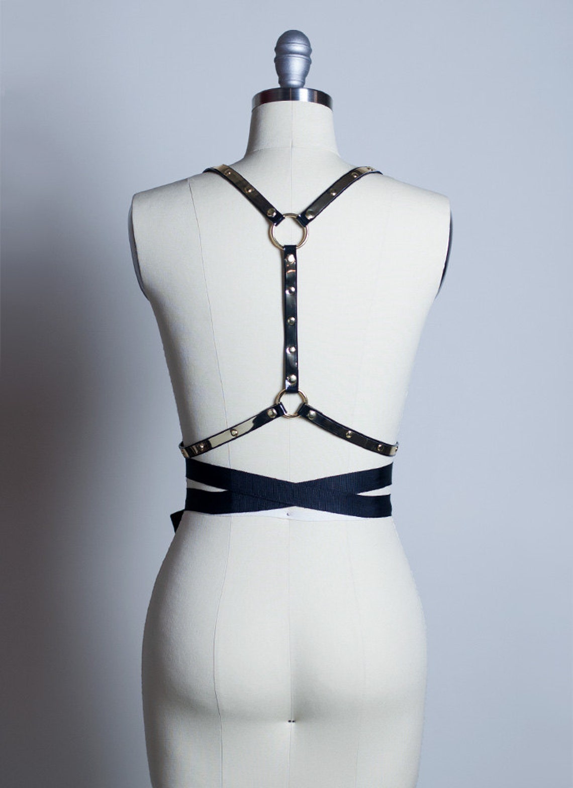 CLARA RIBBON HARNESS Art Deco Gothic Fashion Harness With - Etsy Australia