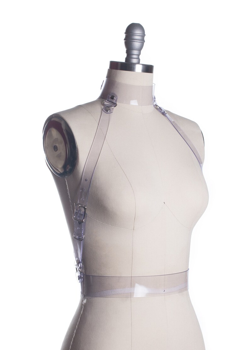 PALMER HARNESS Clear PVC Harness See Through Belt 90s - Etsy