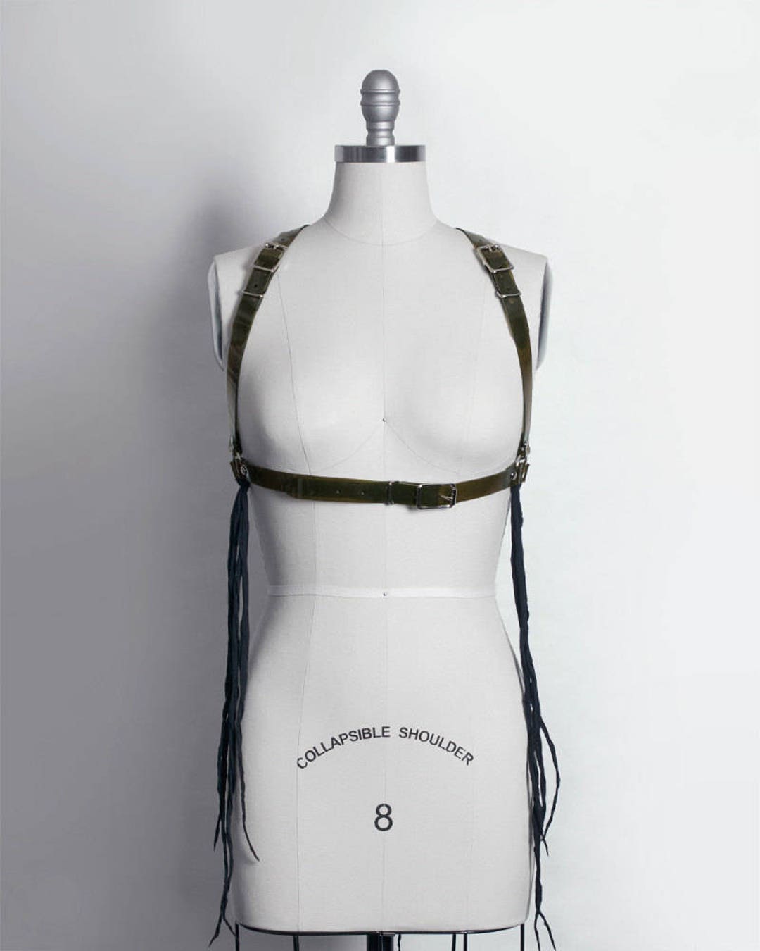 WRAITH UNDERBUST HARNESS - Post Apocalyptic Harness Belt - Pvc Vinyl ...