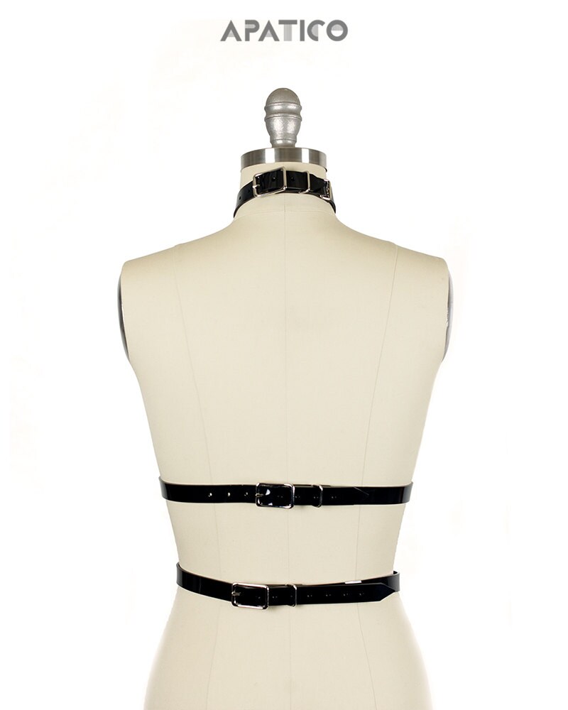 SALVATION HARNESS Inverted Cross Harness PVC Vinyl Black - Etsy