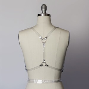 SPIRE HARNESS - Clear PVC Harness - Wraparound Harness - Body Harness ...
