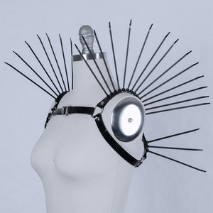 REPLICANT CHEST HARNESS - Black Pvc Harness - Spiked Cyberpunk Chest ...