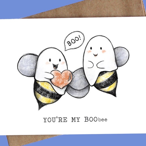 You're My Boo Greeting Card for Him Her I Love You - Etsy