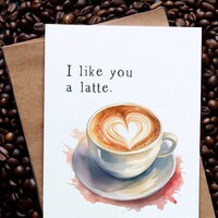 Sending You a Latte Birthday Wishes, Latte, Coffee, Birthday Card ...