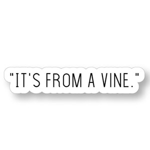 Vine Sticker Fun Cute Positive Laptop Stickers Typography | Etsy