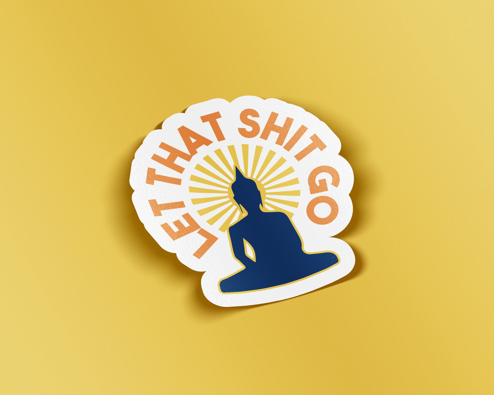 Let That Shit Go Vinyl Laptop Sticker (WATERPROOF) - Etsy