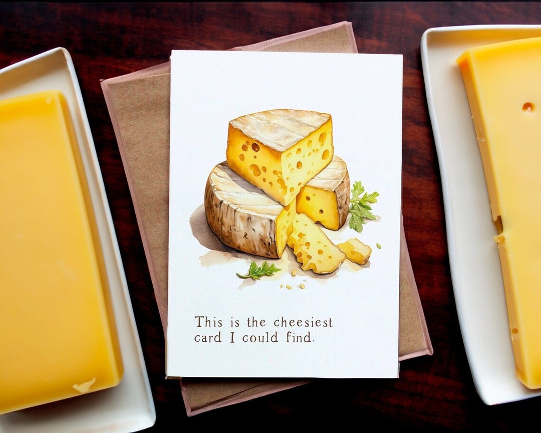 Cheesy Greeting Card for Him Her I Love You Birthday Anniversary ...