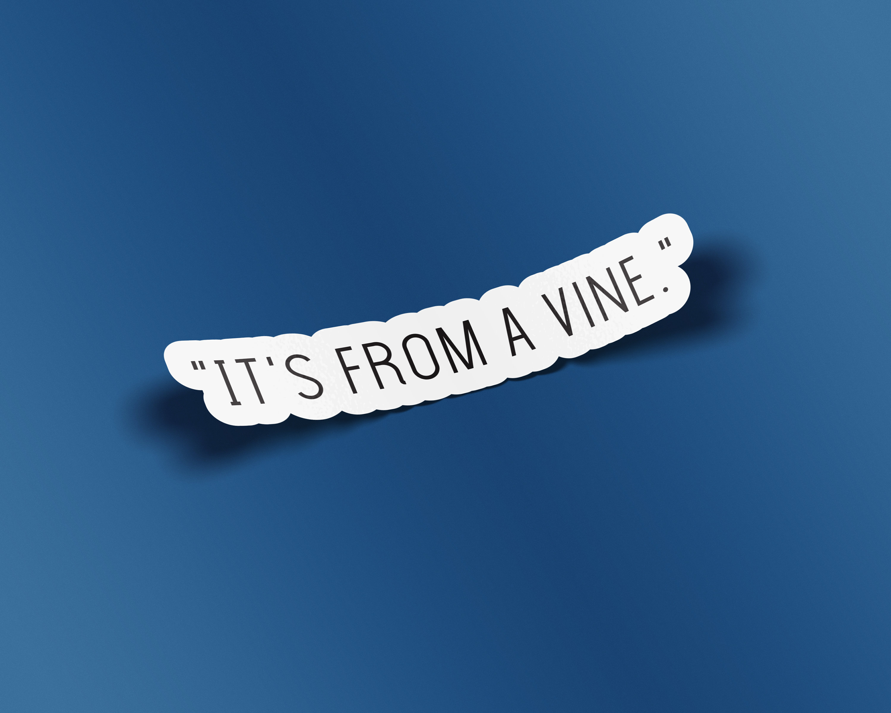 Vine sticker Fun Cute Positive Laptop Stickers Typography | Etsy