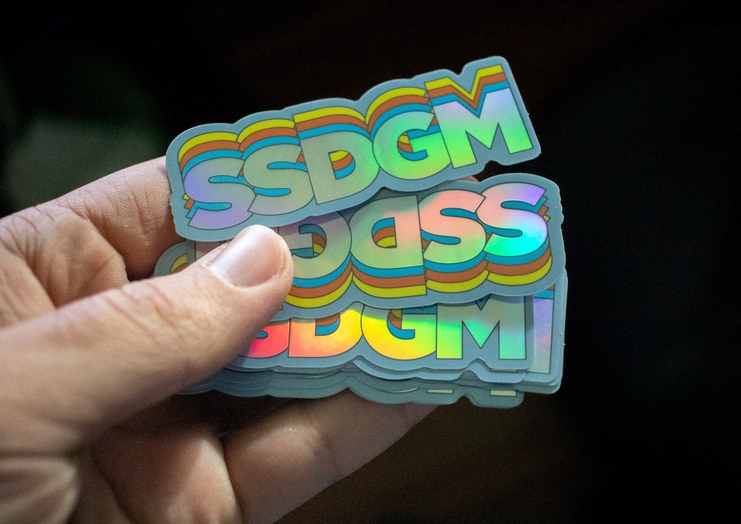 SSDGM Holo Sticker, My Favorite Murder Laptop Stickers, Stay Sexy Don't ...