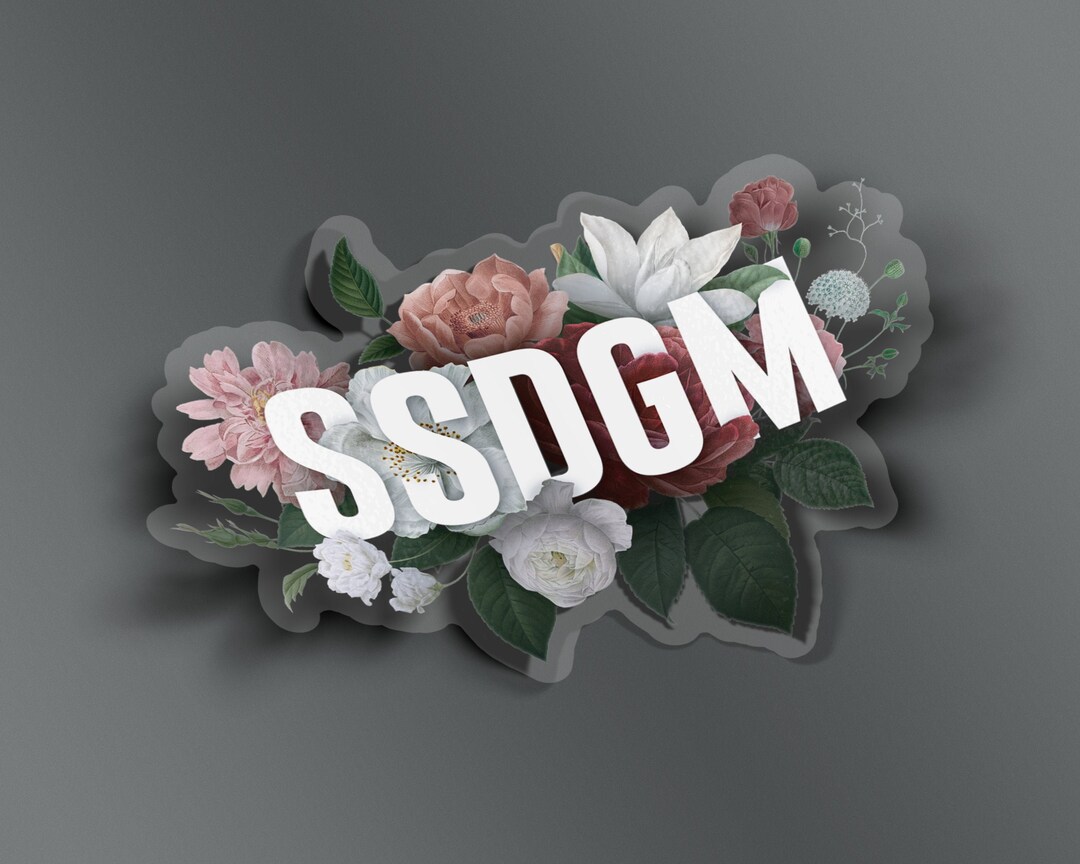 SSDGM Clear Vinyl Sticker, My Favorite Murder MFM Laptop Stickers, Stay ...