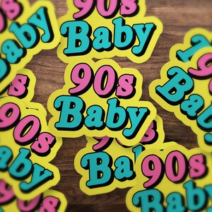 Vinyl Sticker 90s Baby 2000s Nostalgia Stickers 90's Hip Hop WATERPROOF ...