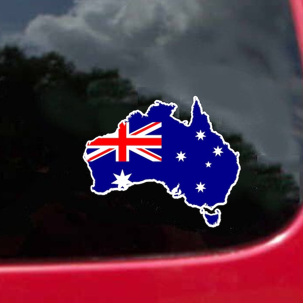 Australia Flag Decal - Etsy