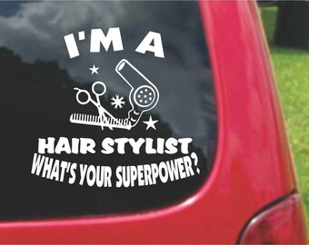 Set 2 Pieces Hair Stylist Sticker Decals 20 Colors To | Etsy