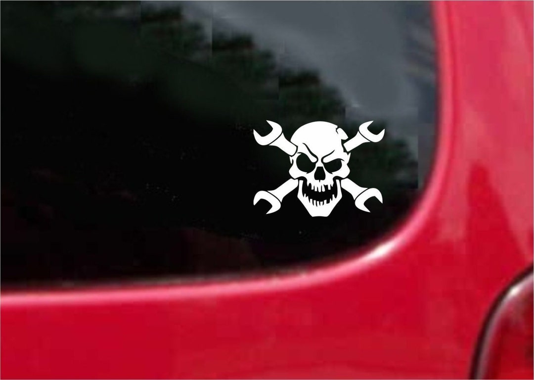 Set 2 piezas Llaves Calavera Mecánica Pegatina Calcomanías 20 Colores ...