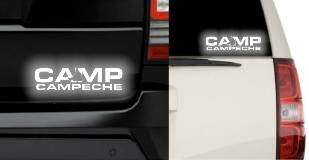 Campeche CAMP Mexico Reflective Sticker Decal - Etsy