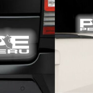 Peru PE Reflective Sticker Decal - Etsy