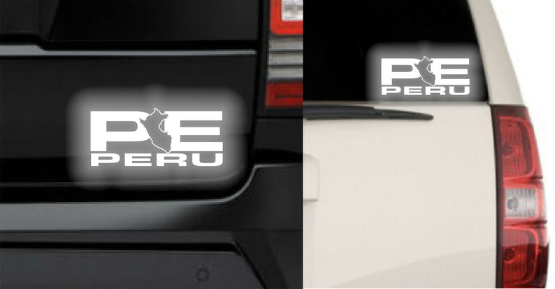 Peru PE Reflective Sticker Decal - Etsy