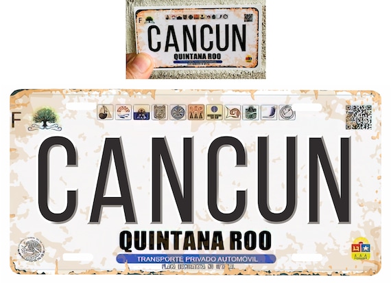 Quintana Roo License Plates Mexico Registration Plate Hi Res Stock