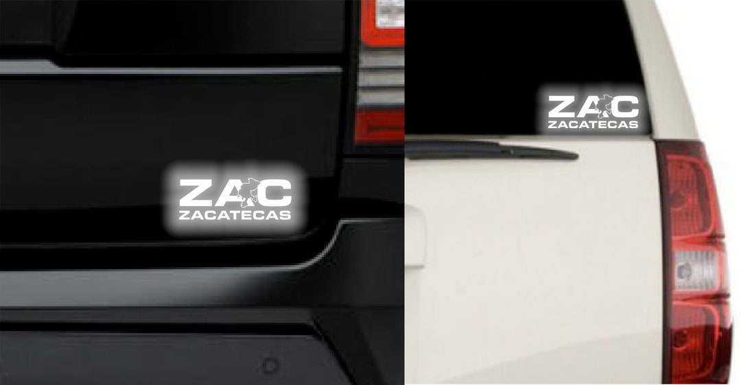 Zacatecas ZAC Mexico Reflective Sticker Decal - Etsy