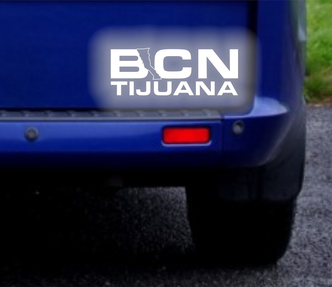 Tijuana BCN Reflective Sticker Decal - Etsy