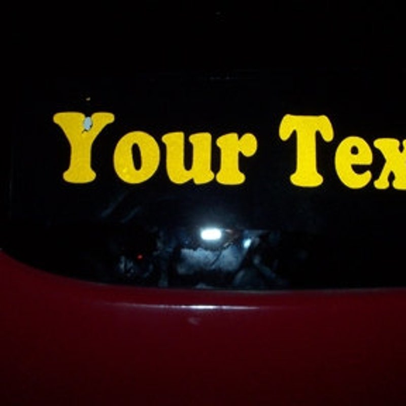 Lettering Decal - Etsy