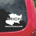 2 Pieces Michoacan Mexico Outline Map Stickers Decals 20 Colors to ...